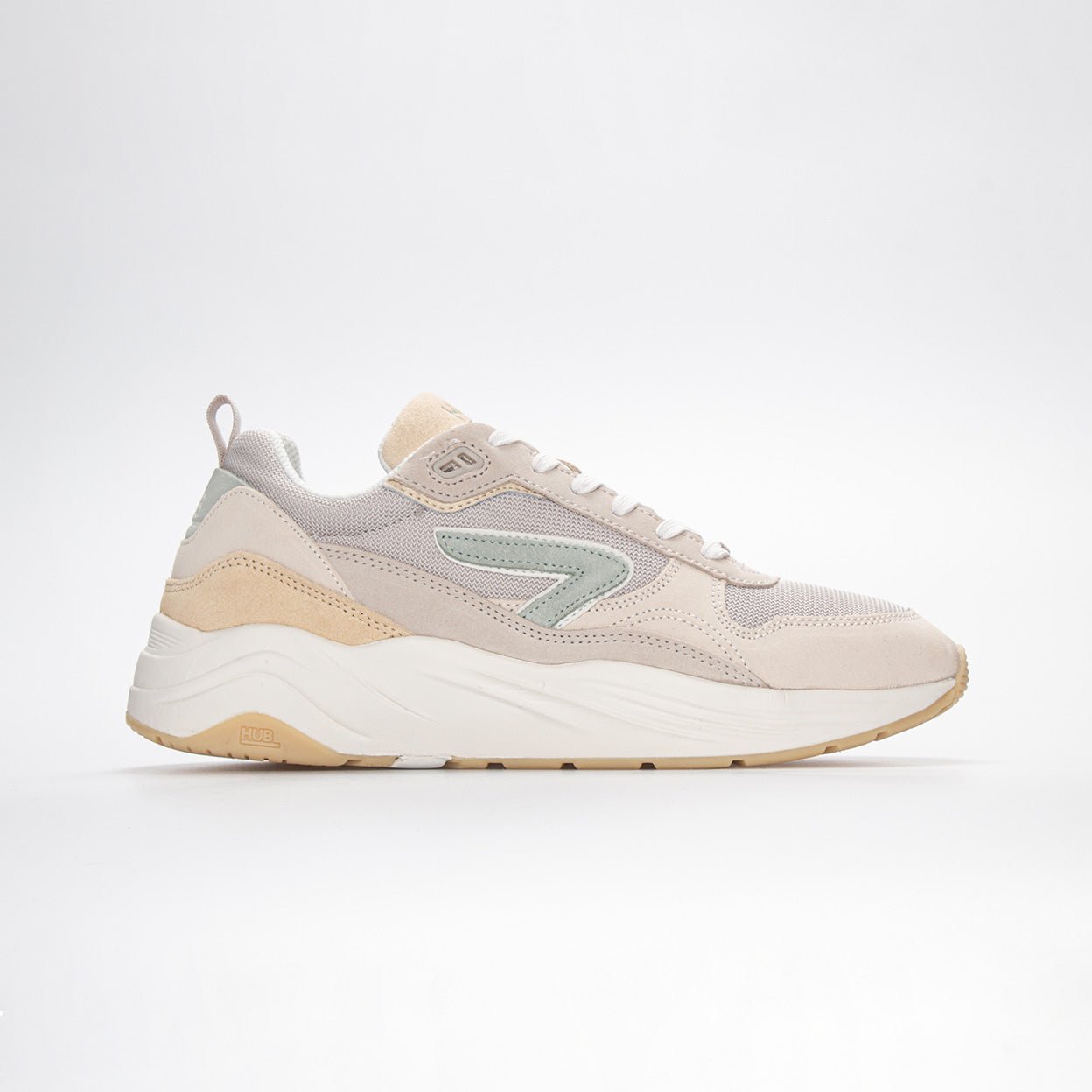 HUB GLIDE Light Light Bone/Cucumber/Light Beige Men - HUB Footwear