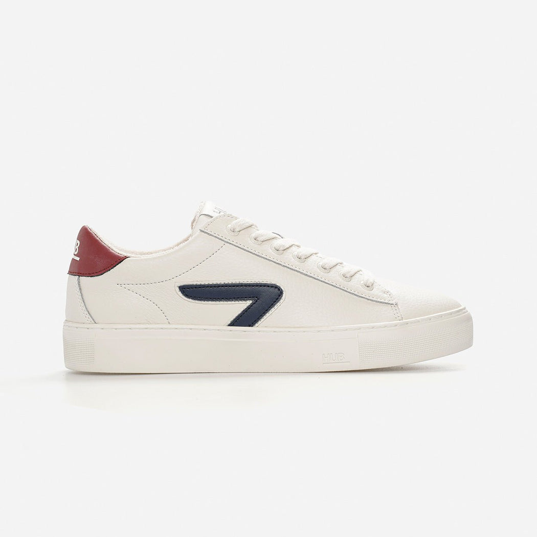 HUB HOOK Off White/Navy/Gravel Men - HUB Footwear